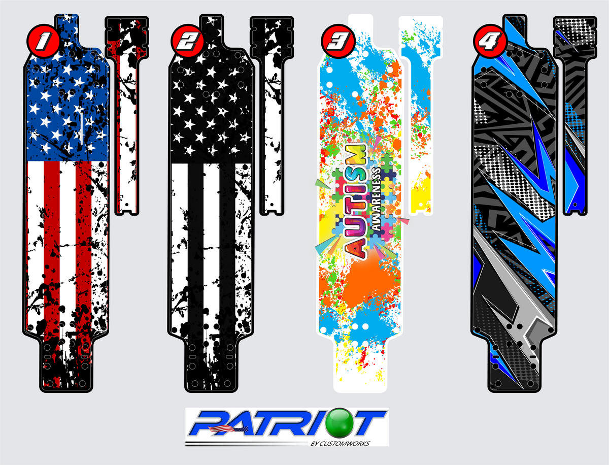 Chassis Skin / Protector - Fits Custom Works R/C Patriot Chassis – Mac ...