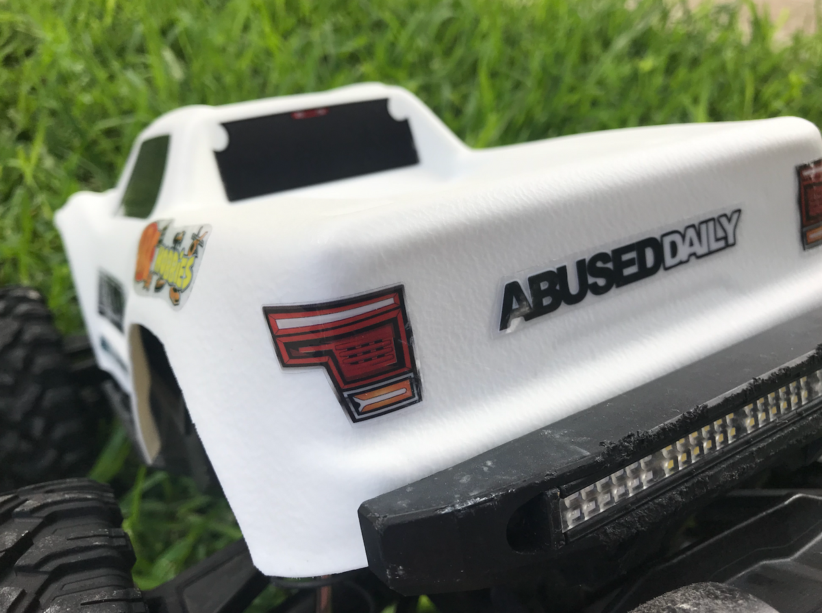 Fits 1/10 Traxxas 4s Maxx RC Body Decals (Unbreakable body stickers ...