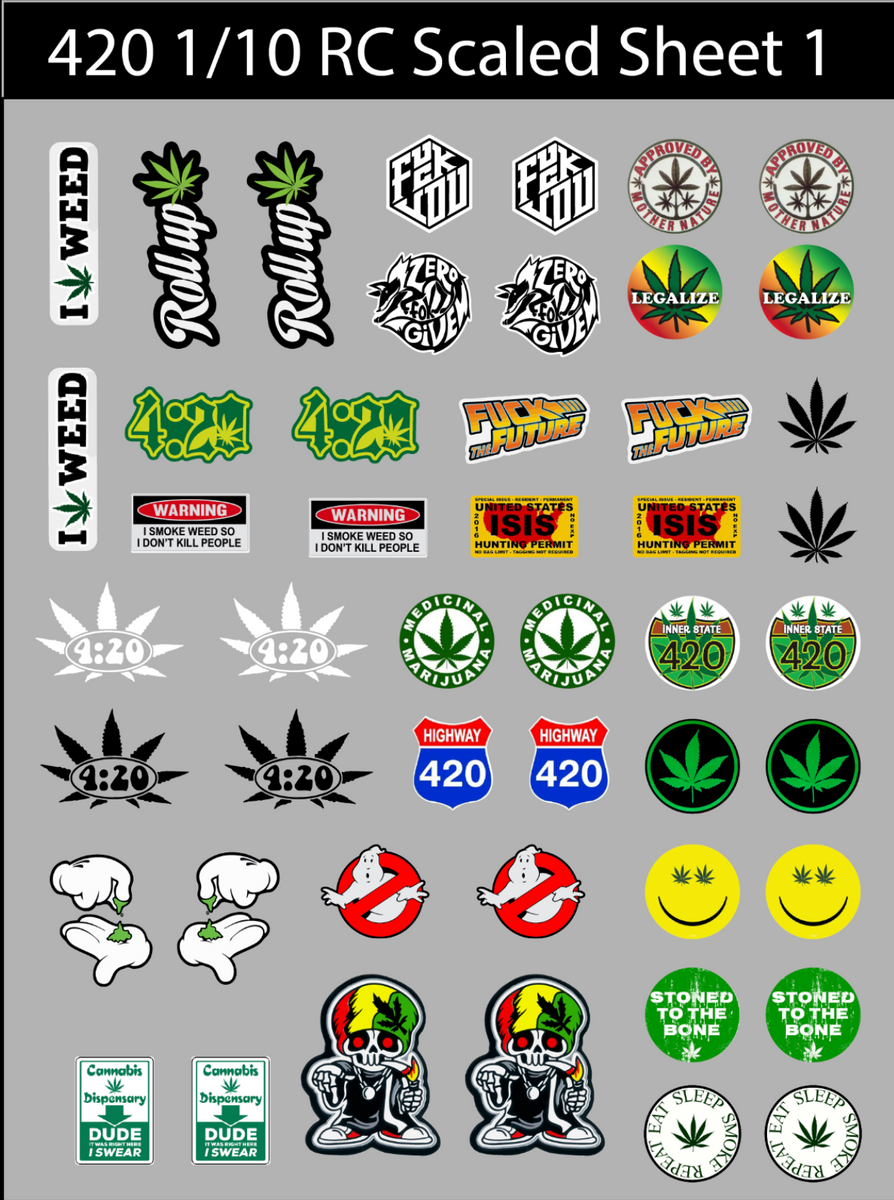 Scaled RC 420 Decals – Mac's Custom Designs & Prints