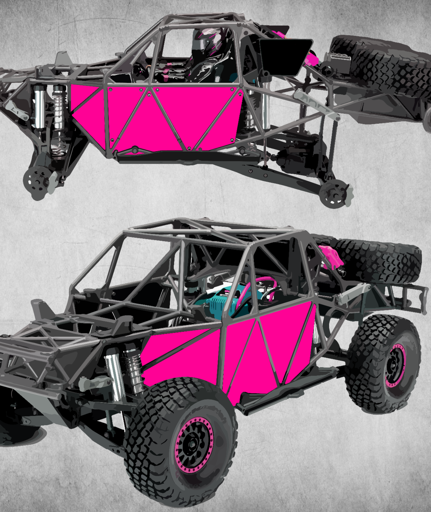 Panel RC Sticker Kit for the Traxxas UDR – Mac's Custom Designs & Prints