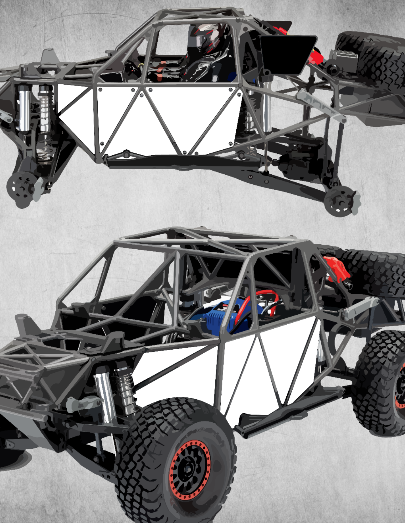 Panel RC Sticker Kit for the Traxxas UDR – Mac's Custom Designs & Prints