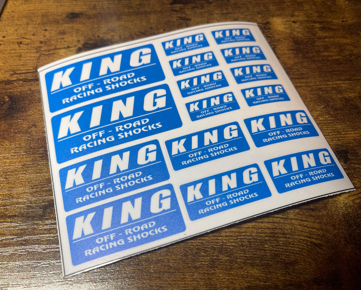 Fits Traxxas UDR - King Shock Decal Sheet – Mac's Custom Designs & Prints